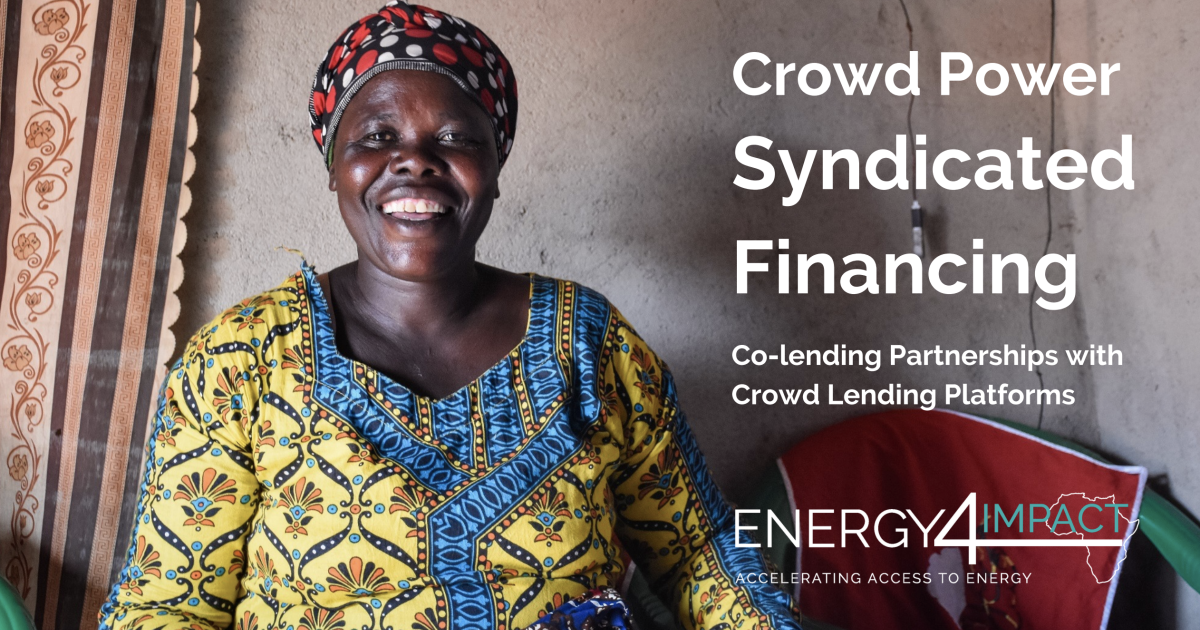 Crowd power syndicated financing