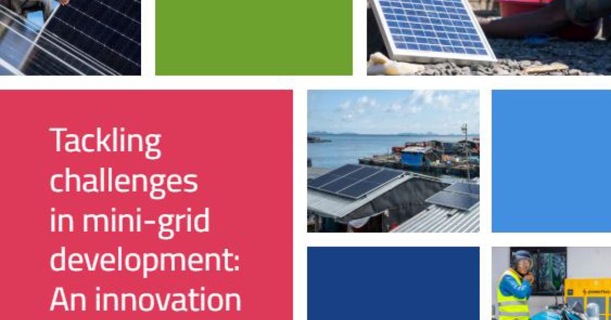 Energy Catalyst report highlights the need for innovation in mini-grid ...