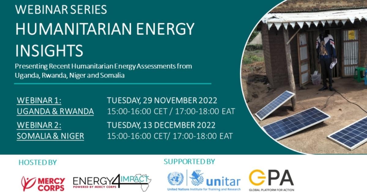 The needs and priorities for humanitarian energy in four sub-Saharan countries assessed in ...